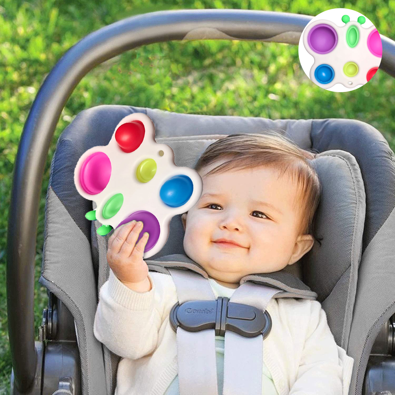 Jucarie Pop It Antistres SIKS, Mega Popit, Model Fluture, Asimetrica ...