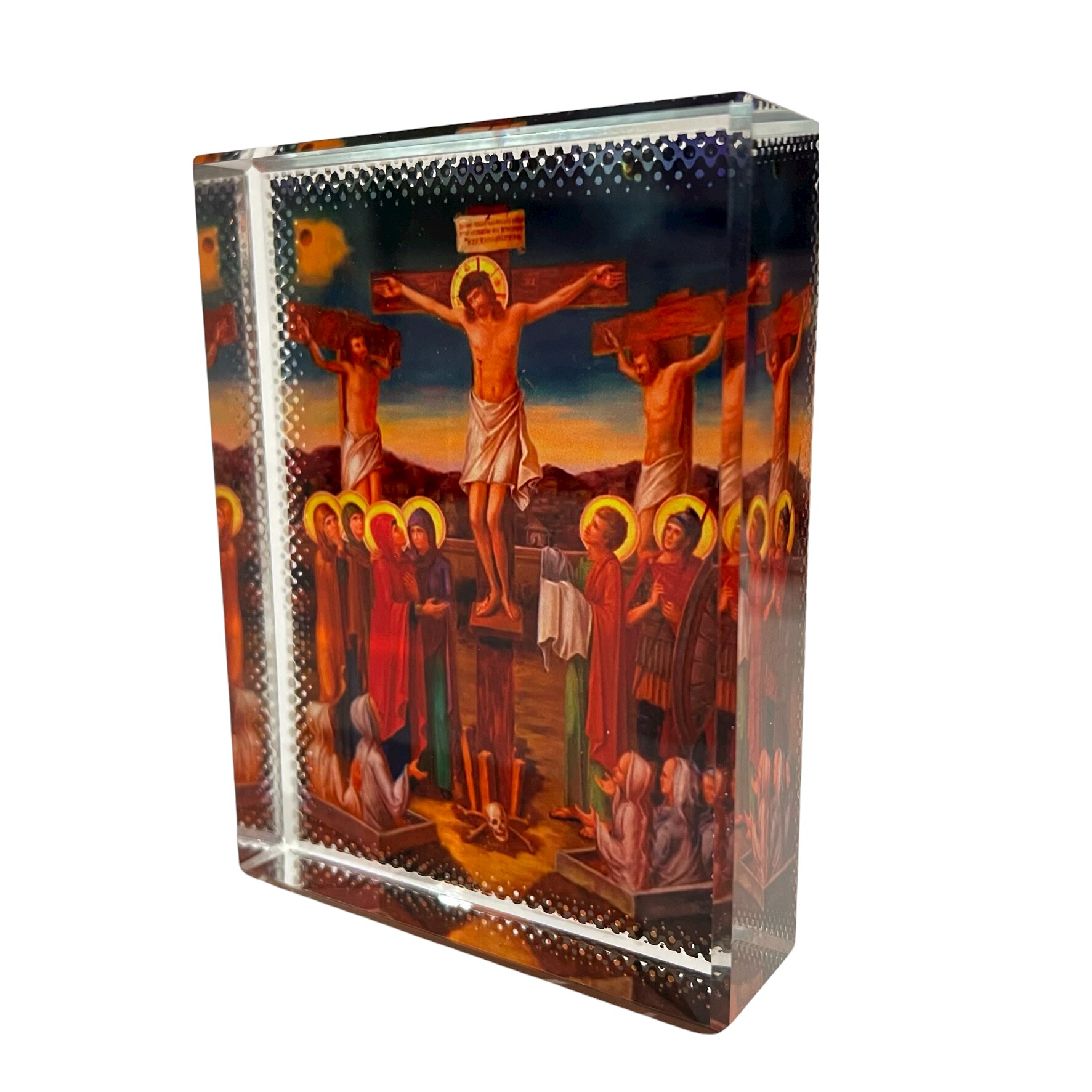 Iconita Cristal Patimile Domnului 6x8 cm - eMAG.ro