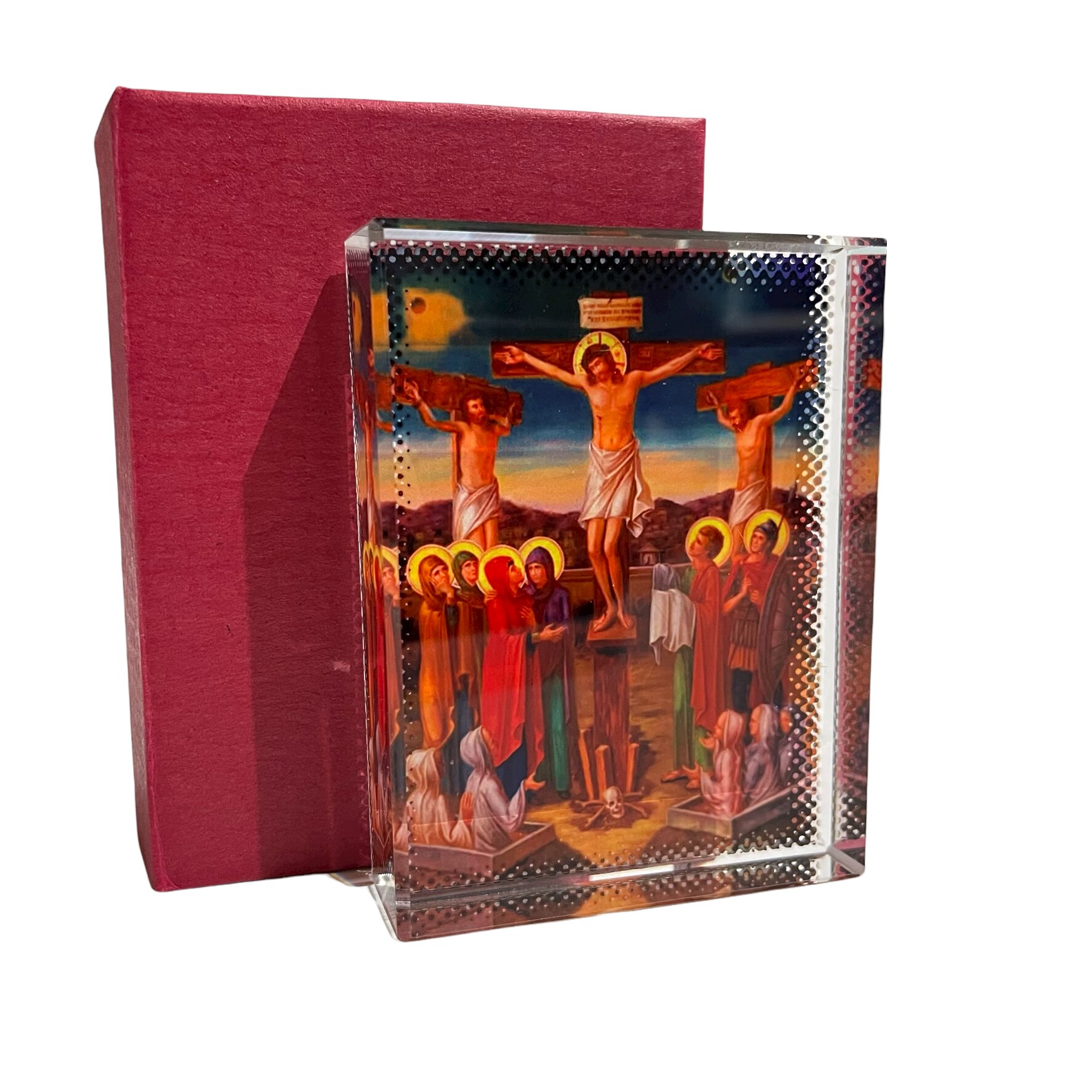 Iconita Cristal Patimile Domnului 6x8 cm - eMAG.ro