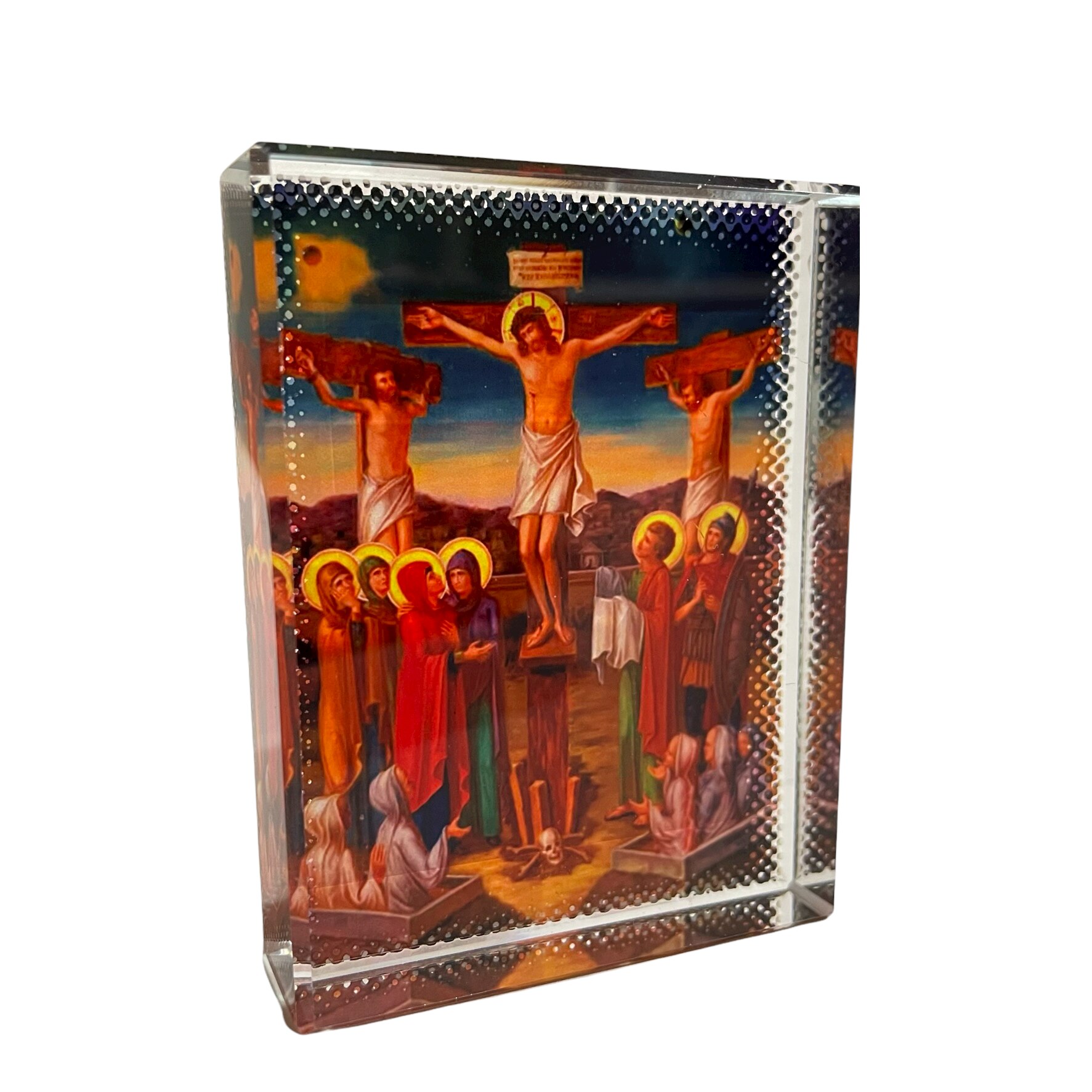 Iconita Cristal Patimile Domnului 6x8 cm - eMAG.ro