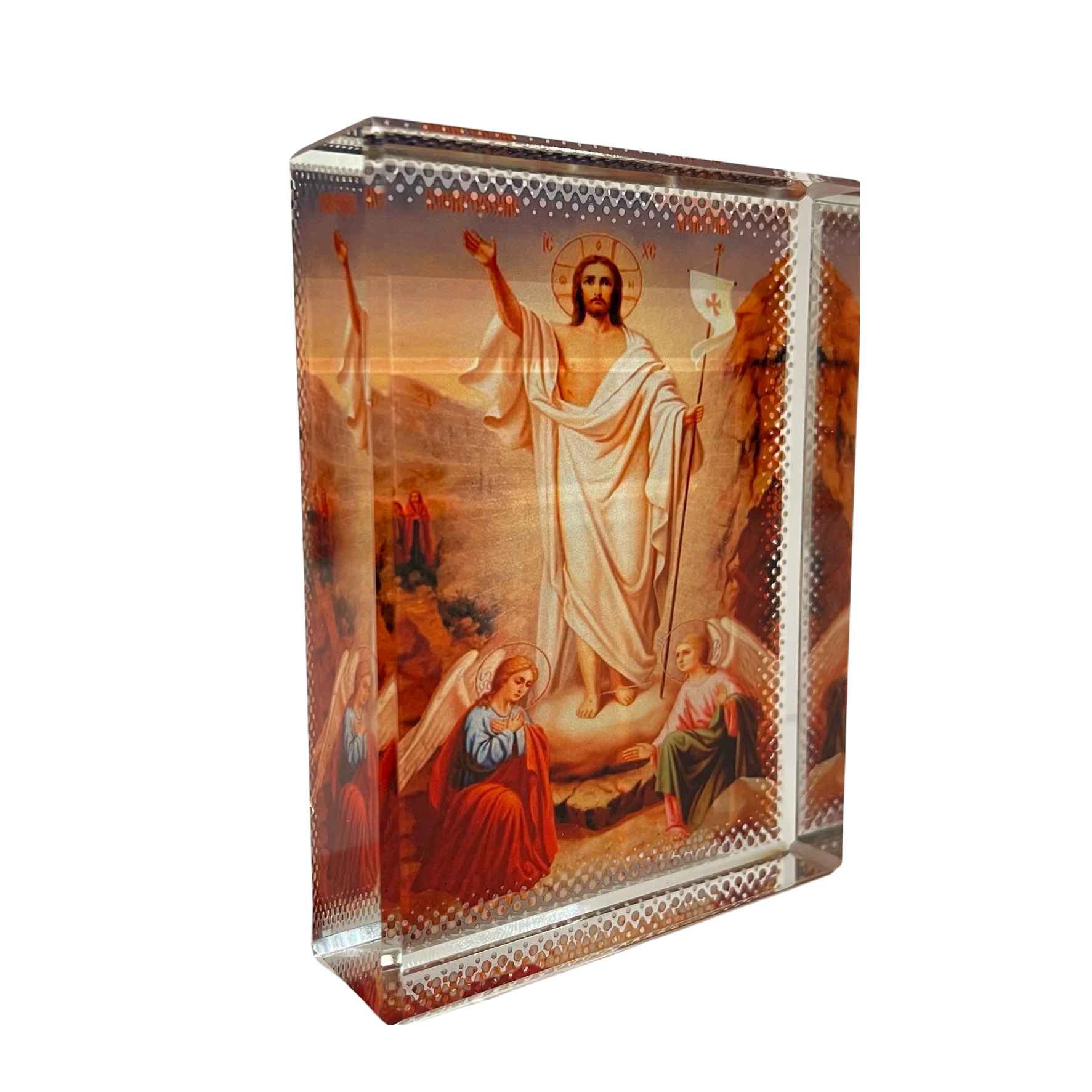 Iconita Cristal cu tema Invierii 6x8 cm - eMAG.ro