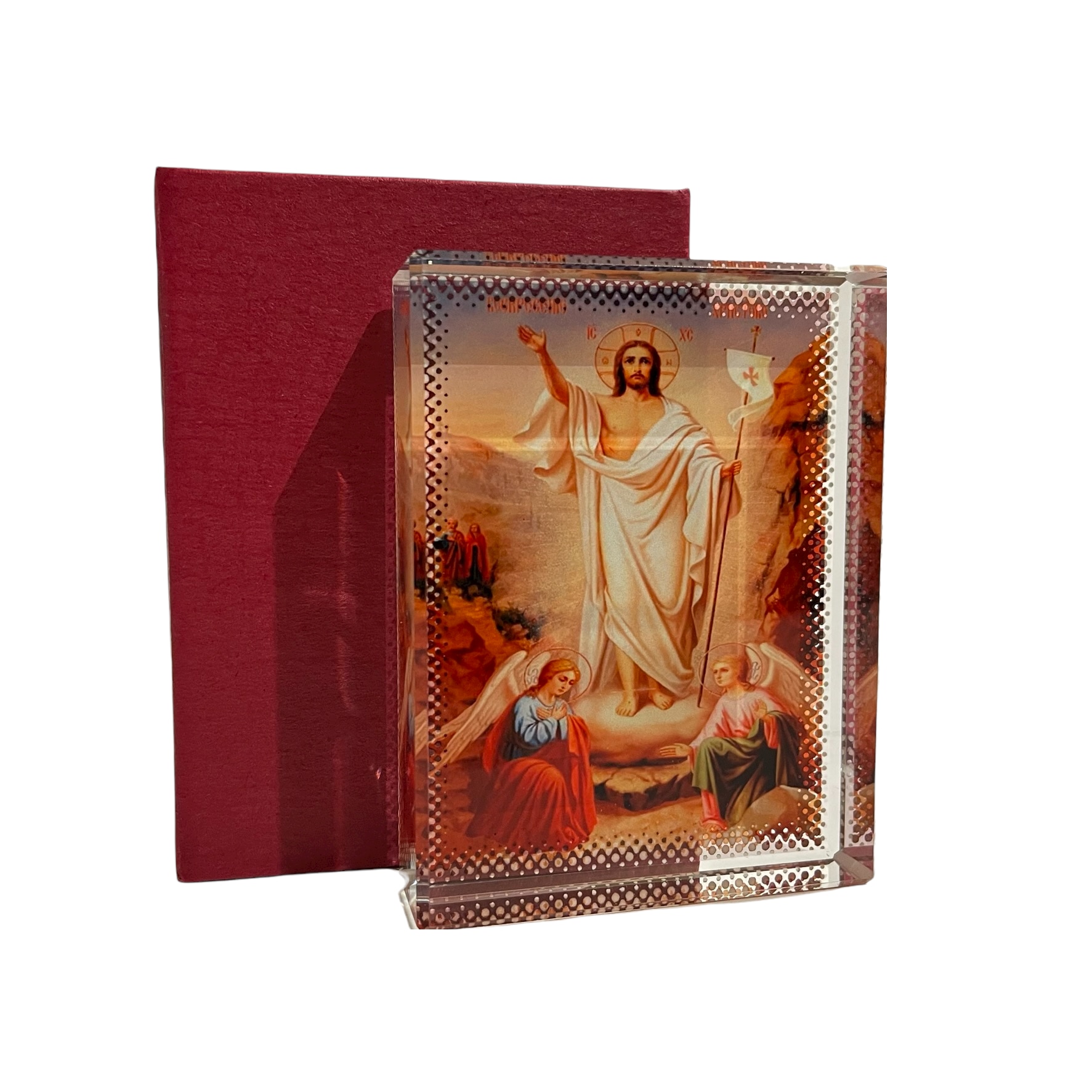 Iconita Cristal cu tema Invierii 6x8 cm - eMAG.ro