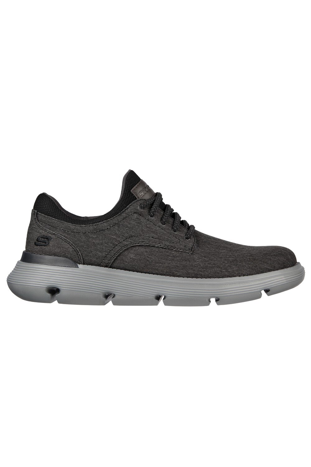 Tenisi barbati Slip On Garza Romano, Skechers, Negru, 42.5 EU - eMAG.ro