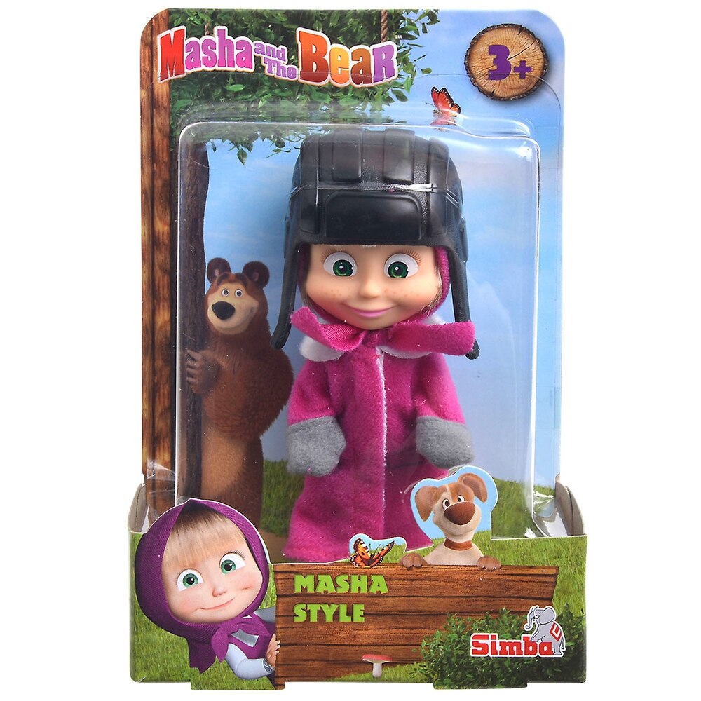 Papusa Simba Masha and the Bear 12 cm Masha hockey - eMAG.ro