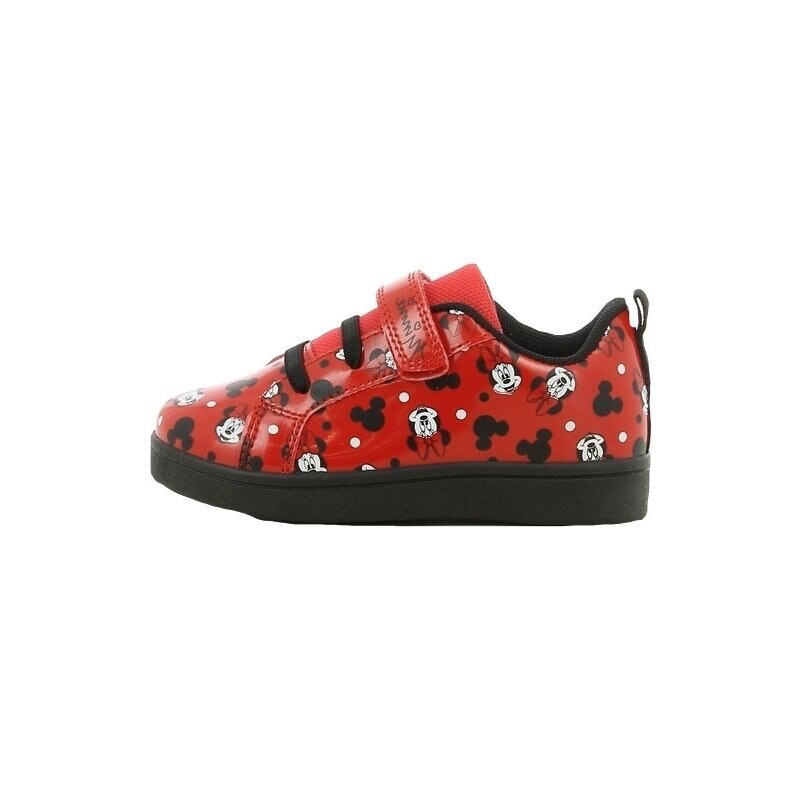 Incaltaminte fete, Minnie Mouse, rosu cu figurine - eMAG.ro