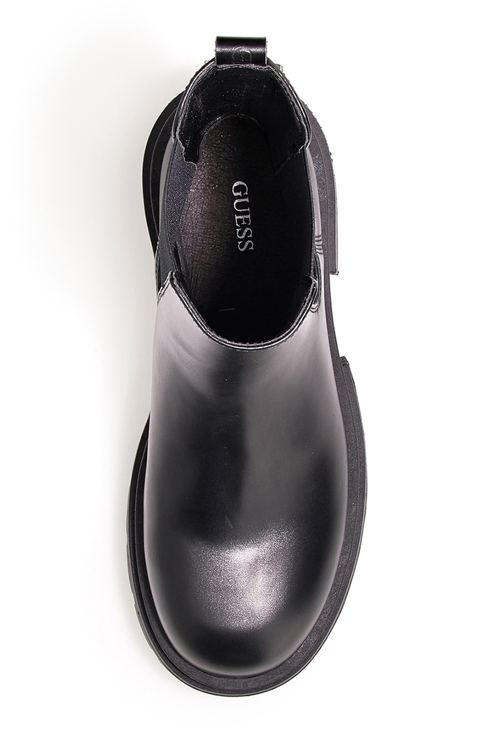 Guess, Ghete Chelsea cu toc masiv Charlotte, Negru, 36 - eMAG.ro