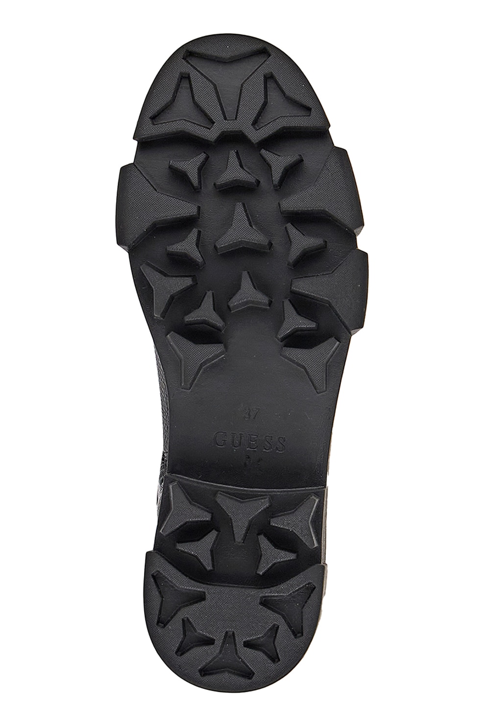 Guess, Ghete biker cu logo metalic, Negru, 37 - eMAG.ro