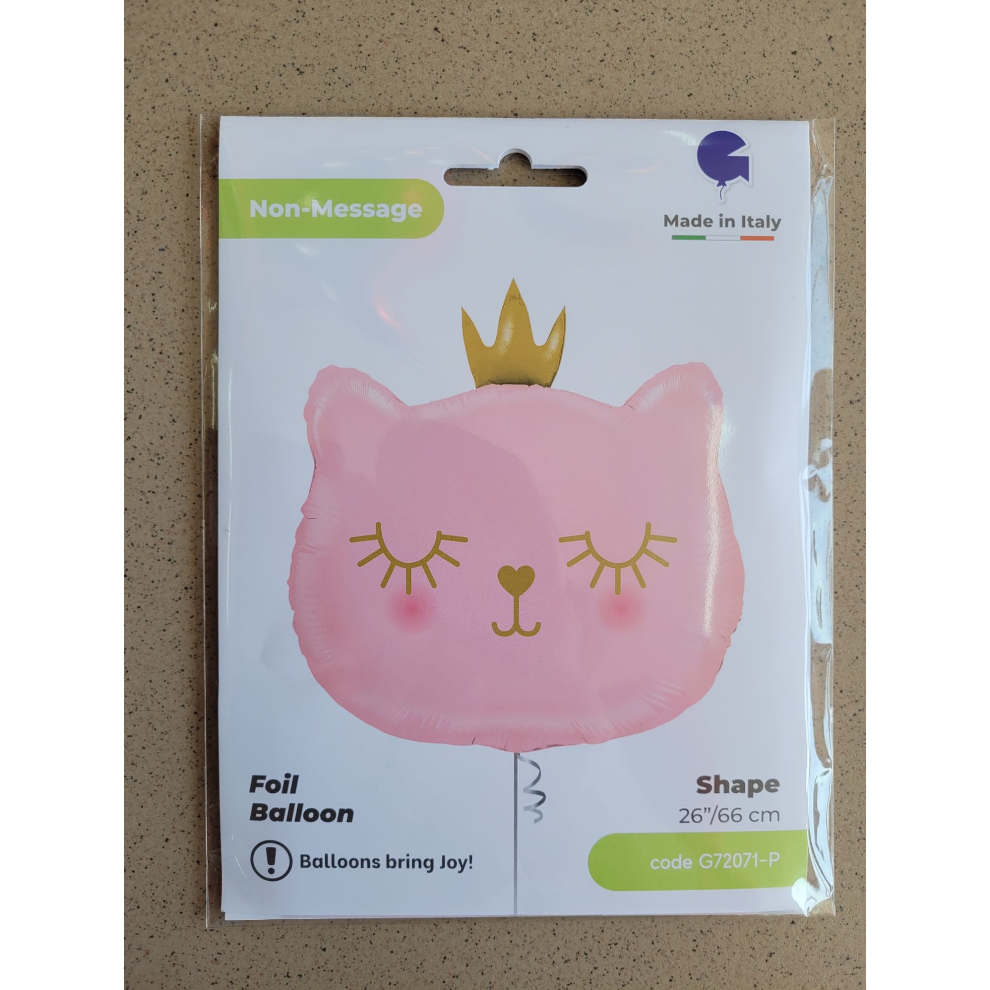 Balon folie cap pisica roz 66 cm - eMAG.ro