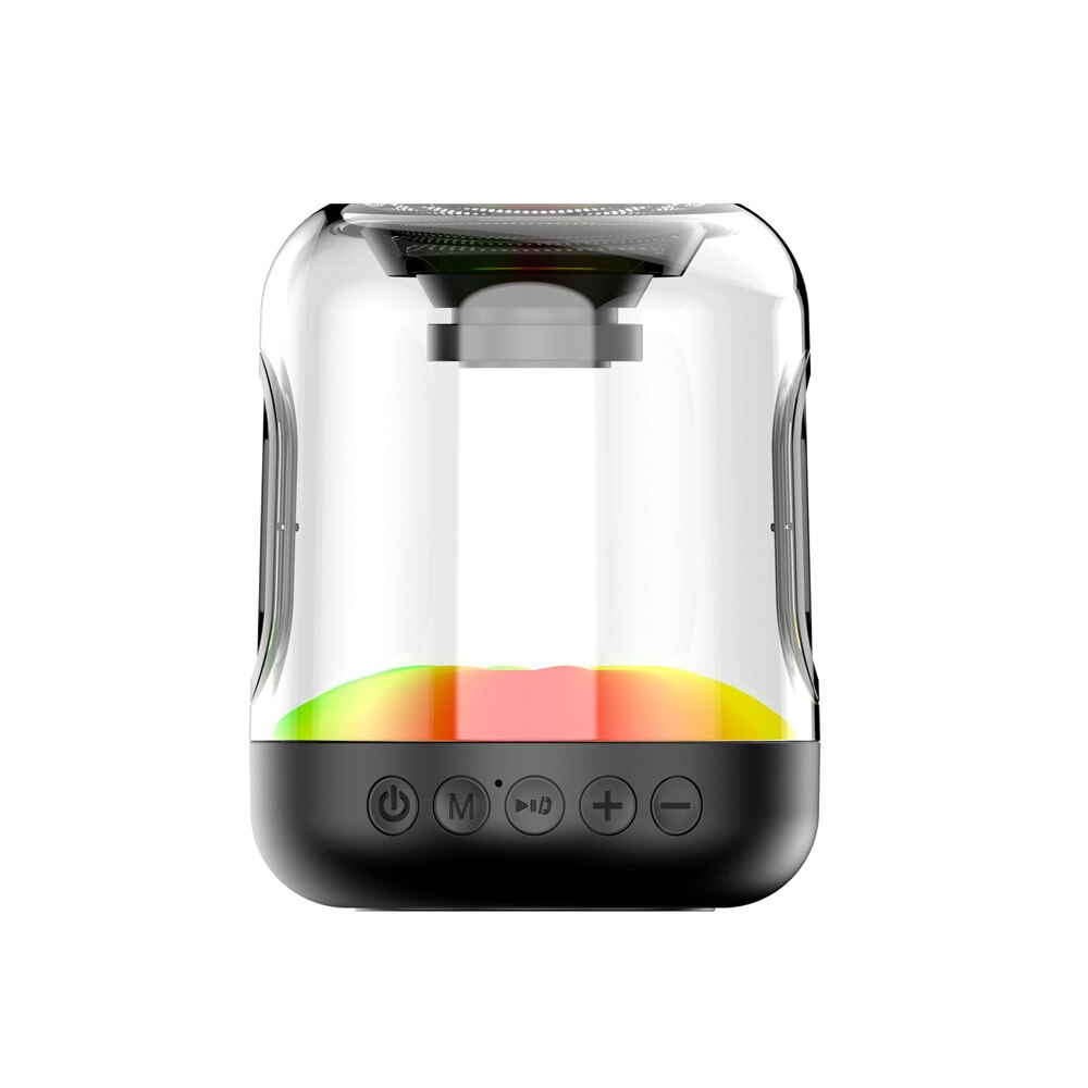 Boxa portabila, RGB, Bluetooth, 10m, Negru - eMAG.ro