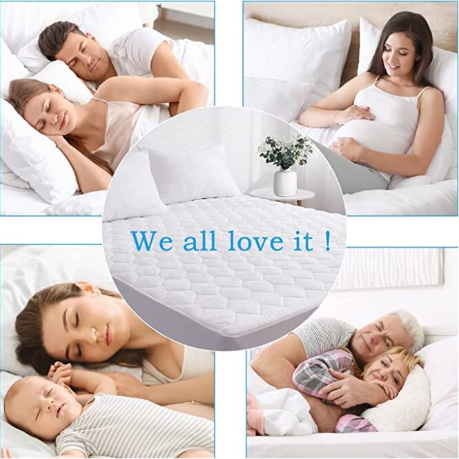 Cearceaf pat, Rezistent poliesterc/TPU, Impermeabil, 200x220 cm ...