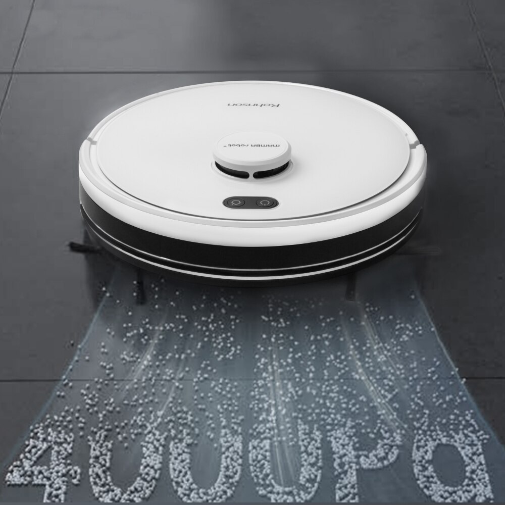 Robot aspirator cu mop si Wi-Fi, Rohnson Mamba Robot+ RM02 - eMAG.ro