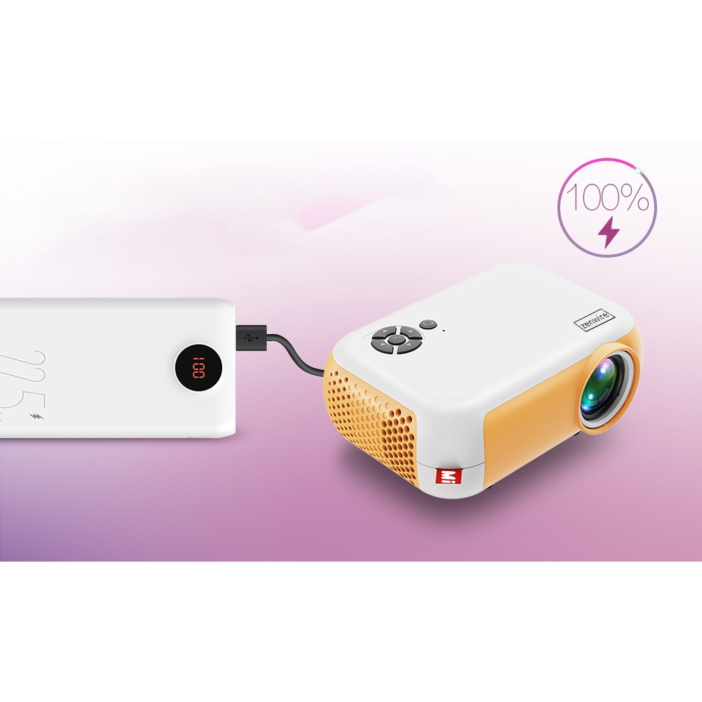 Projektor hordozható Miniprojektor LED FULL HD USB 1800lm 2000: 1 100 ...