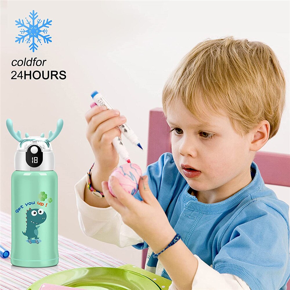 Set Termos pentru Copii, cu afisare inteligenta a temperaturii ...