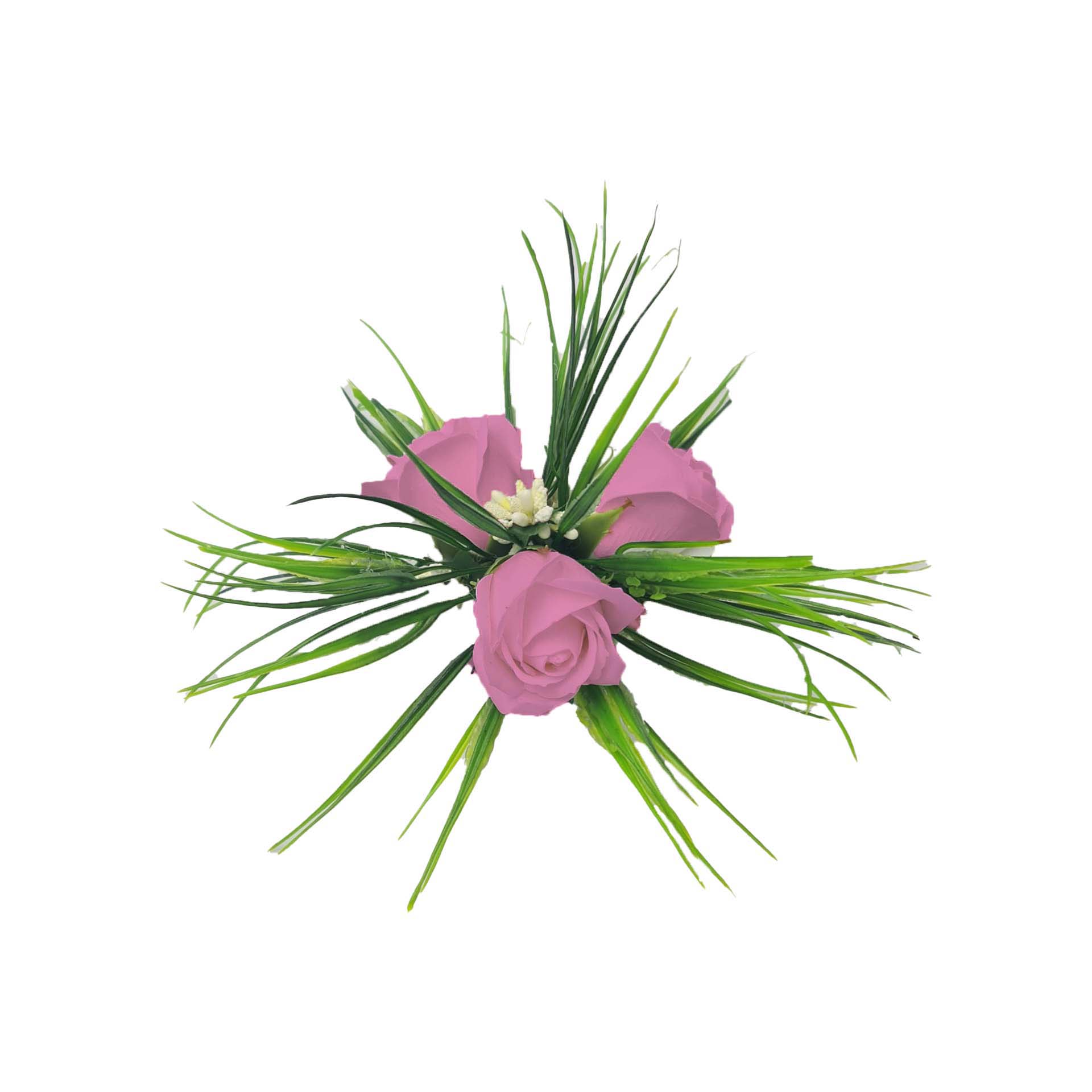 Aranjament floral, oglinzi masini, roz, 30 x 30 cm, trandafiri, Dalimag ...