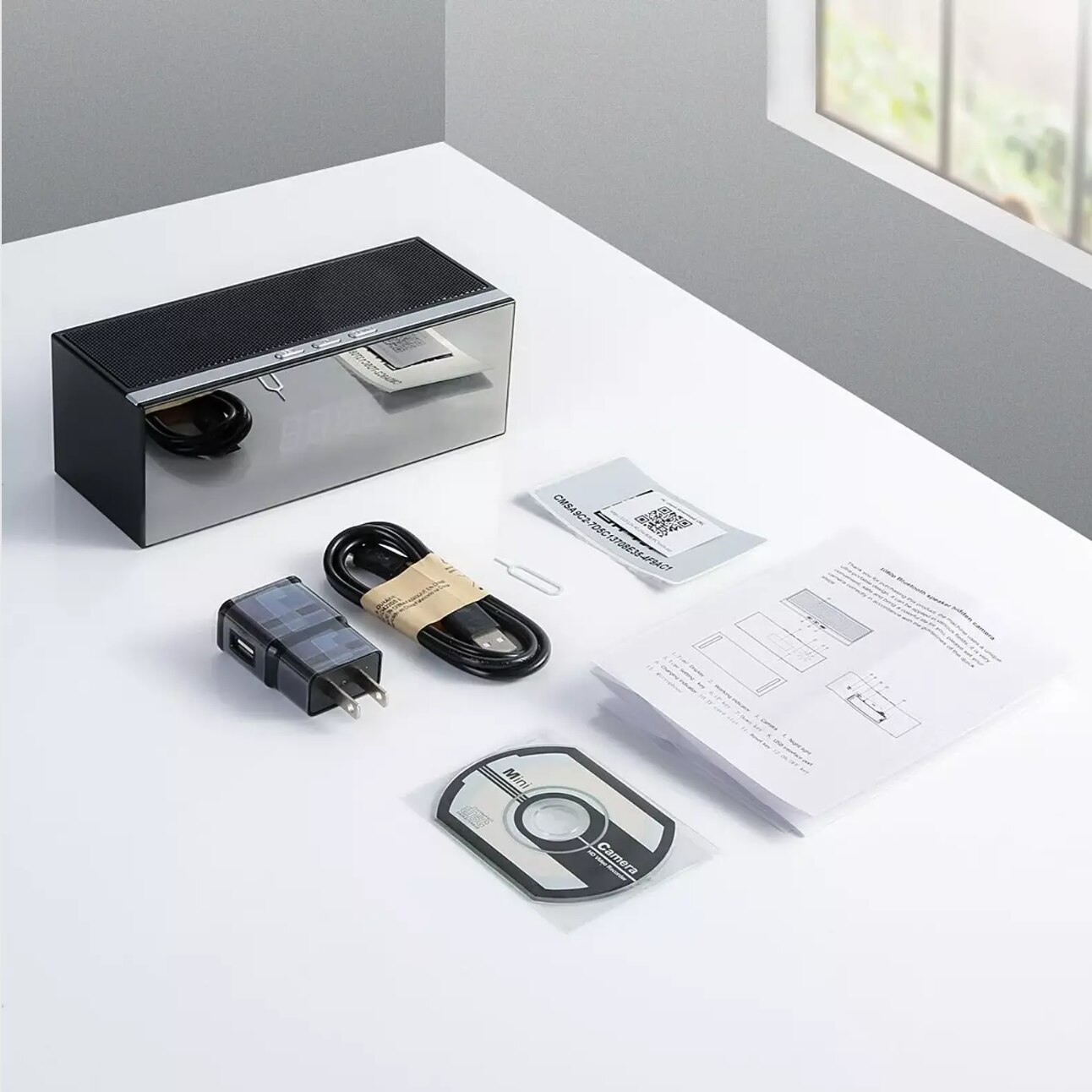 Camera Spy WI-FI IP Ascunsa in Ceas Desteptator Digital Spion AirClock ...