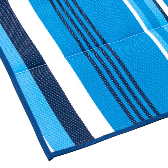 Rogojina plaja pliabila, model family, alb-albastru, 180x180 cm - eMAG.ro