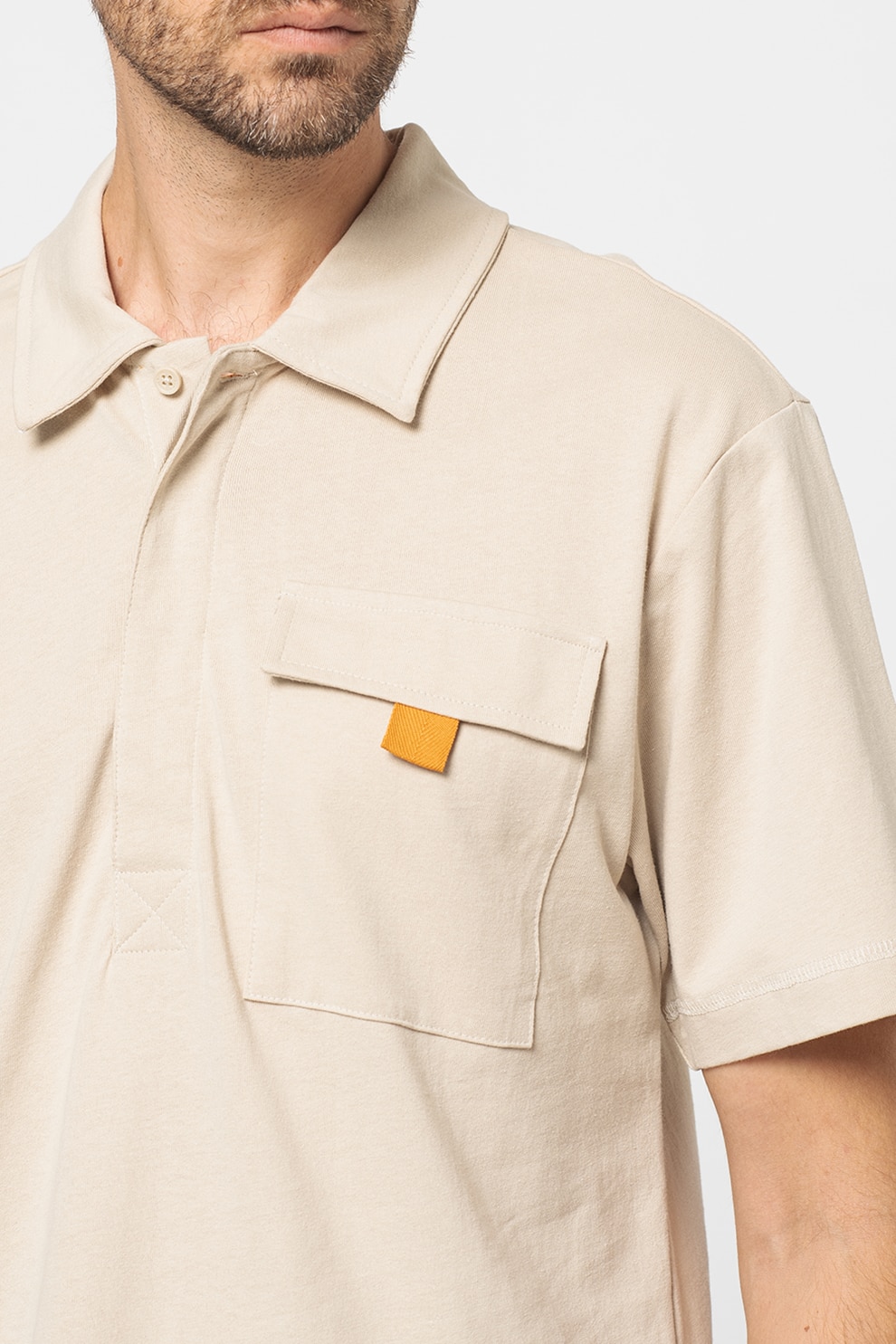 Only & Sons, Tricou polo relaxed fit Isaac, Maro nisip, S - eMAG.ro