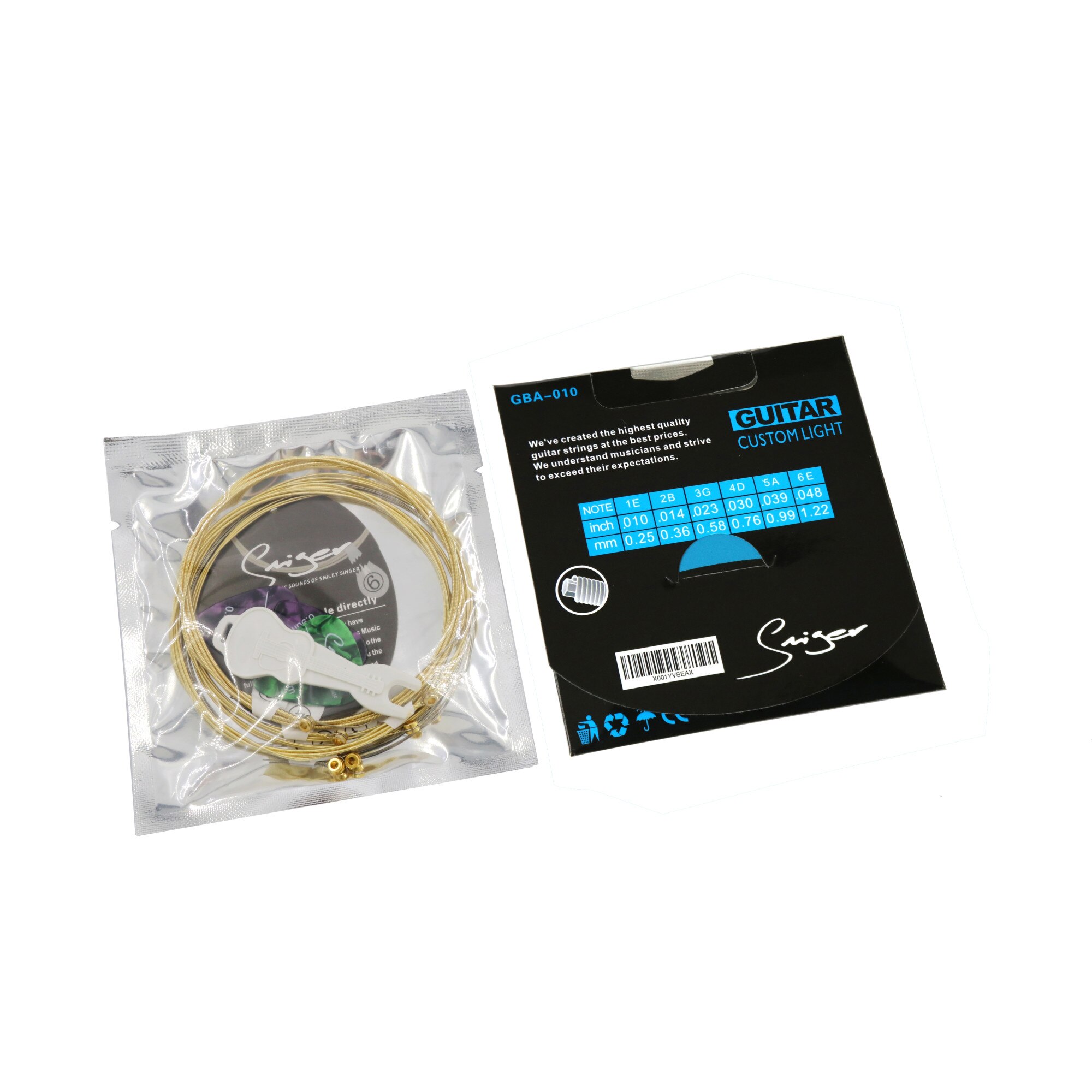 Set corzi chitara acustica cu pene si pin pull-er, Smiger - eMAG.ro