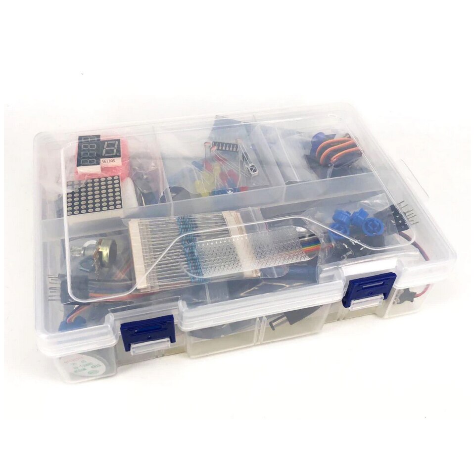 Kit arduino pentru incepatori cu senzor RFID, Telecomanda, Motor pas cu ...