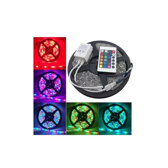 Kit Banda LED RGB, HYT ®, Cu Telecomanda 24 De Taste Si Transformator ...