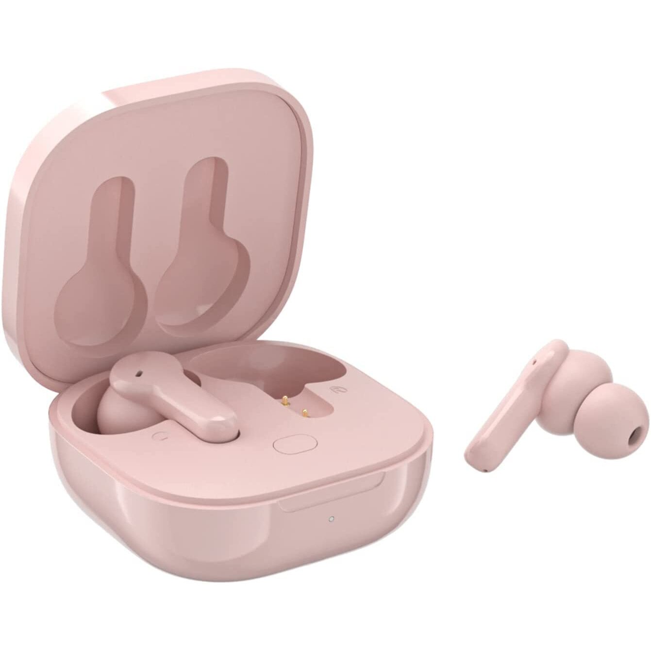 Casti fara fir, QCY, T13, Bluetooth 5.1, Control tactil, Roz - eMAG.ro