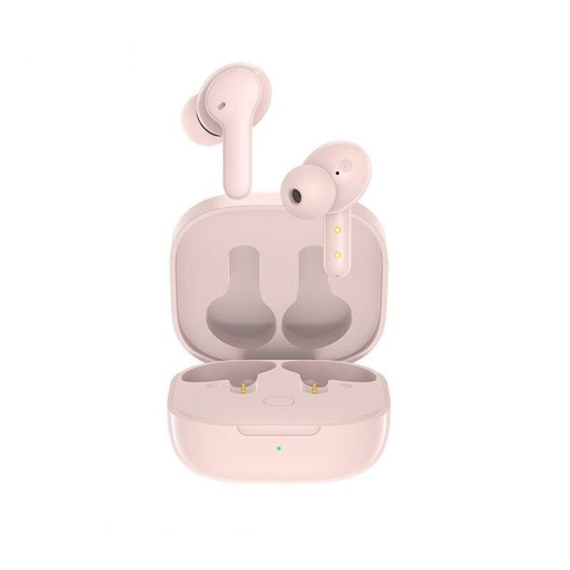 Casti fara fir, QCY, T13, Bluetooth 5.1, Control tactil, Roz - eMAG.ro