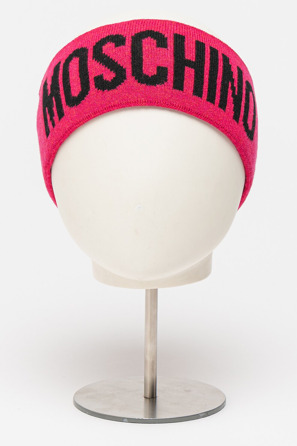 Moschino, Лента за глава с вълна, Фуксия, Черен - eMAG.bg