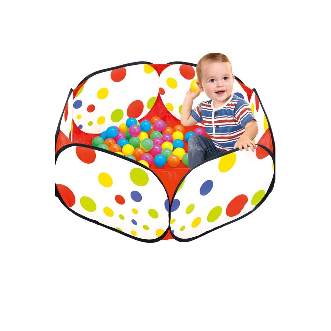 Set 50 bile colorate 7 cm pentru centru/loc de joaca - eMAG.ro