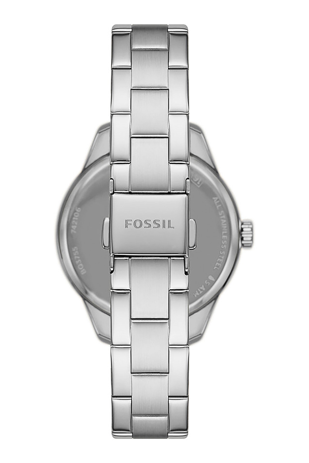 Fossil, Ceas automatic din otel inoxidabil, Argintiu - eMAG.ro