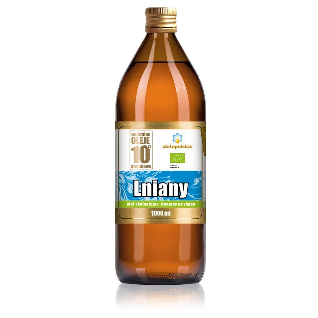 Ulei de in presat la rece, Bio, 1000 ml - eMAG.ro