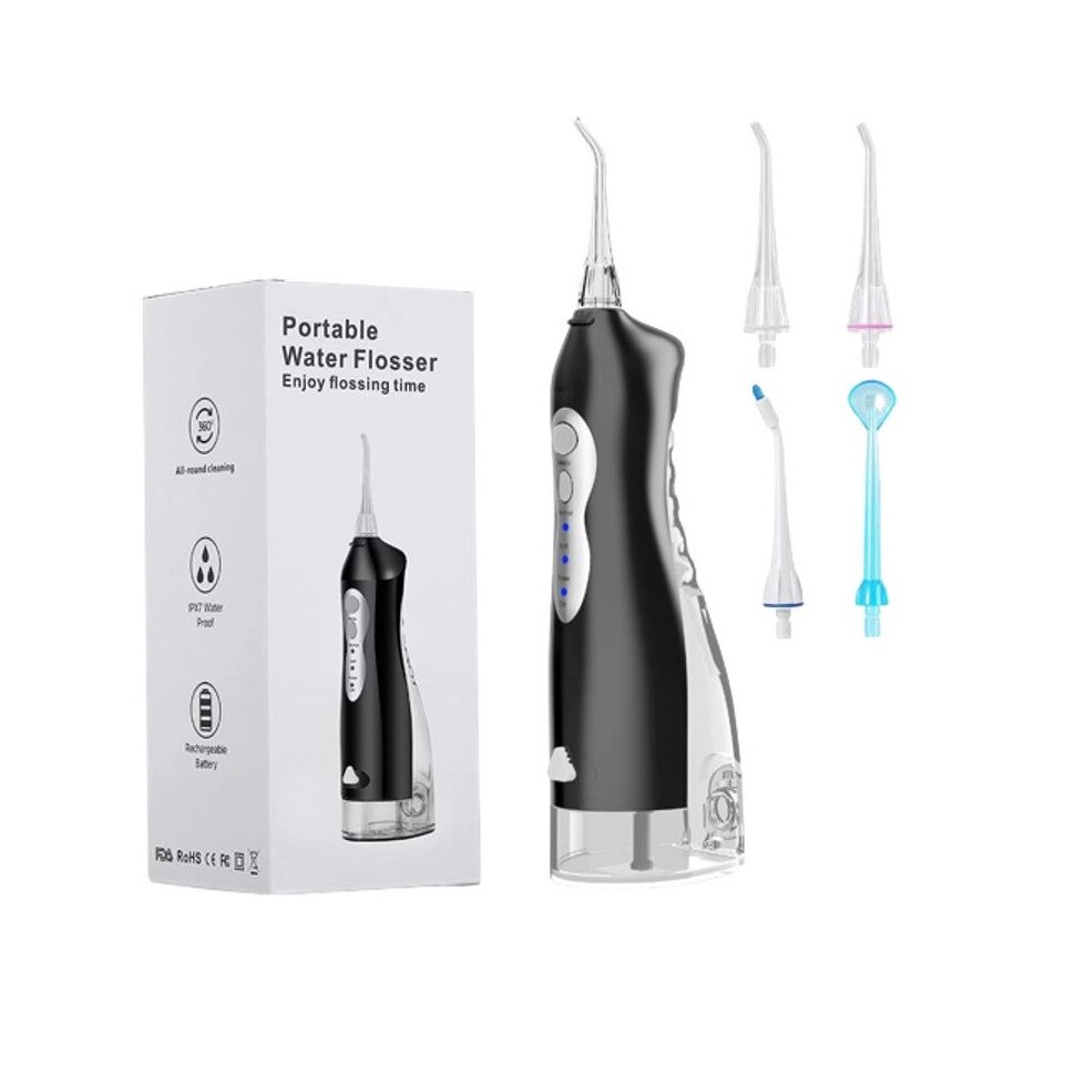 Irigator bucal electric V8PLUS, Fara Fir, Portabil, Cu Baterie 1700mAh ...