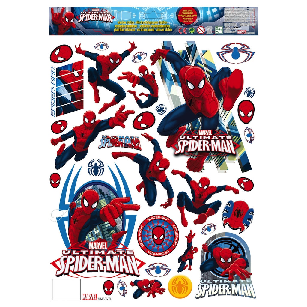 Sticker pentru geam SPIDERMAN, 42 x 30 cm - eMAG.ro