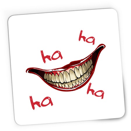Gaming Egérpad Joker Smile Laugh Psychopath Hurt Lips Self Defense ...