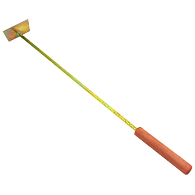 Vatrai pentru semineu, Lemn/Metal, 60 cm, Auriu - eMAG.ro