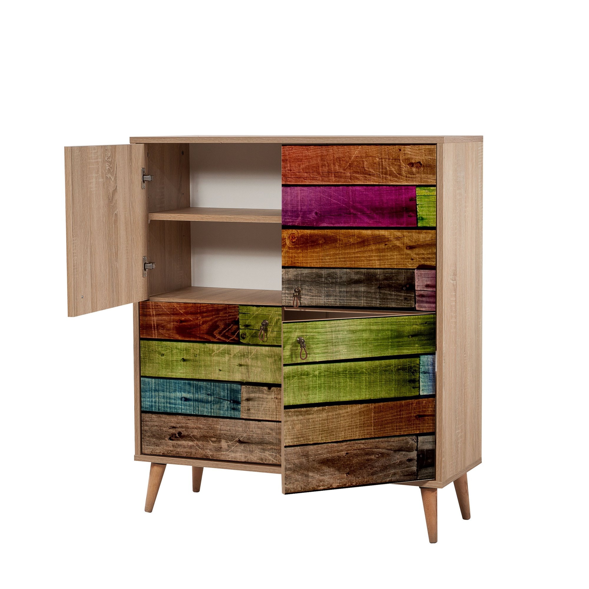 Dulap multifunctional Kalune Design Amelia, PAL melaminat, 95x36x111xcm ...