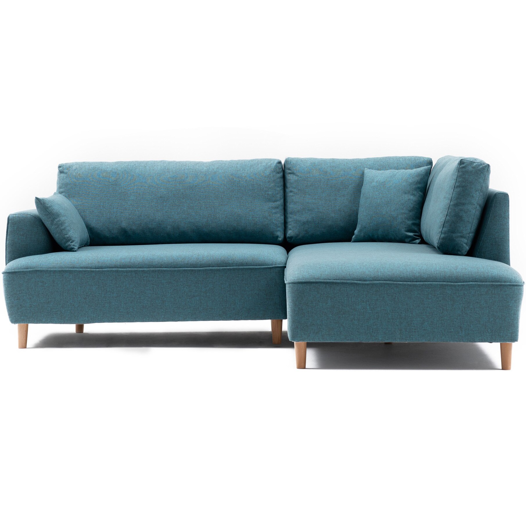 Coltar modular Atelier Del Sofa Felix, 236x90x195cm, Turcoaz - eMAG.ro
