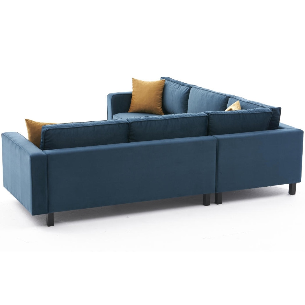 Coltar modular Atelier Del Sofa Laurel, 258x91x83cm, Verde - eMAG.ro