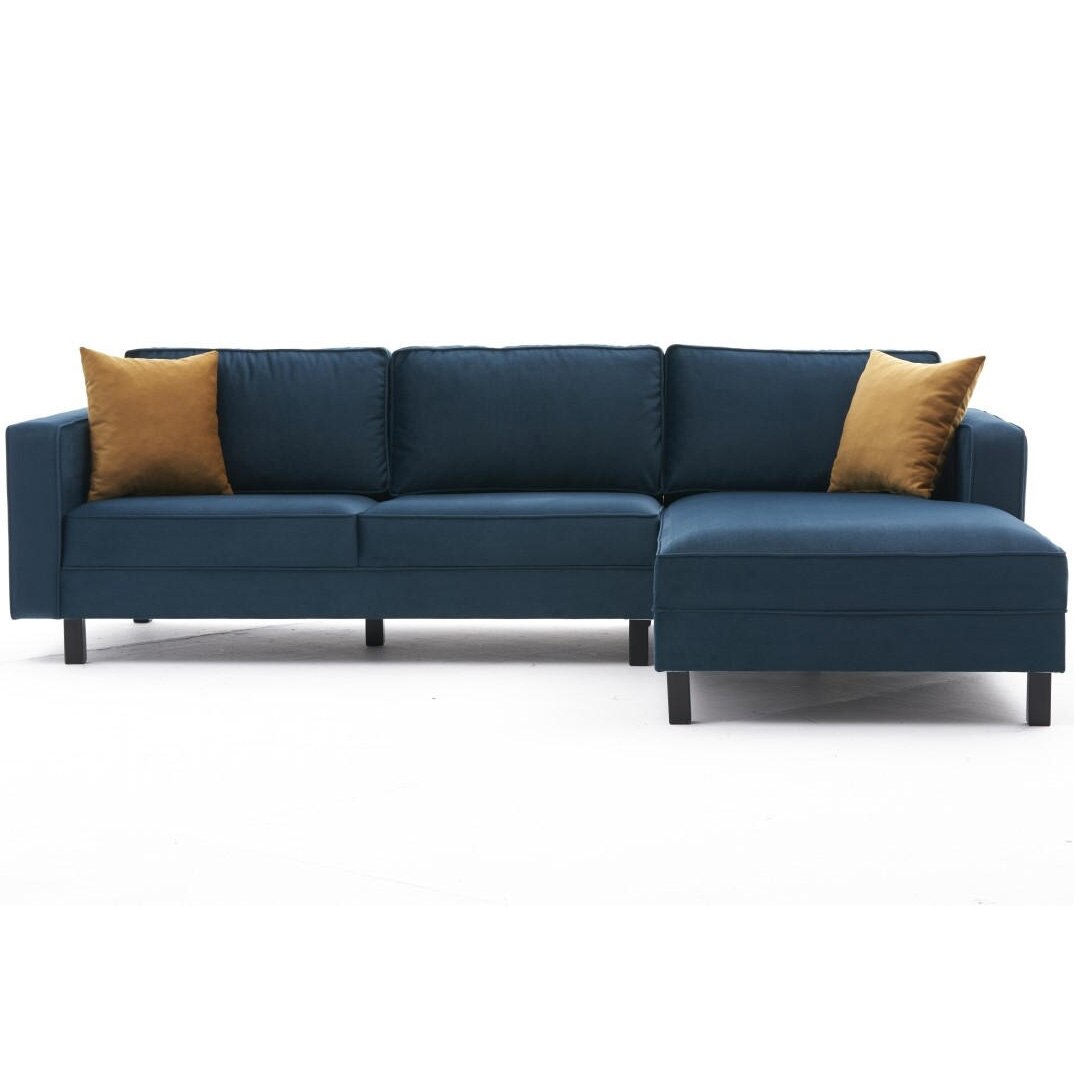 Coltar modular Atelier Del Sofa Laurel, 258x91x83cm, Verde - eMAG.ro