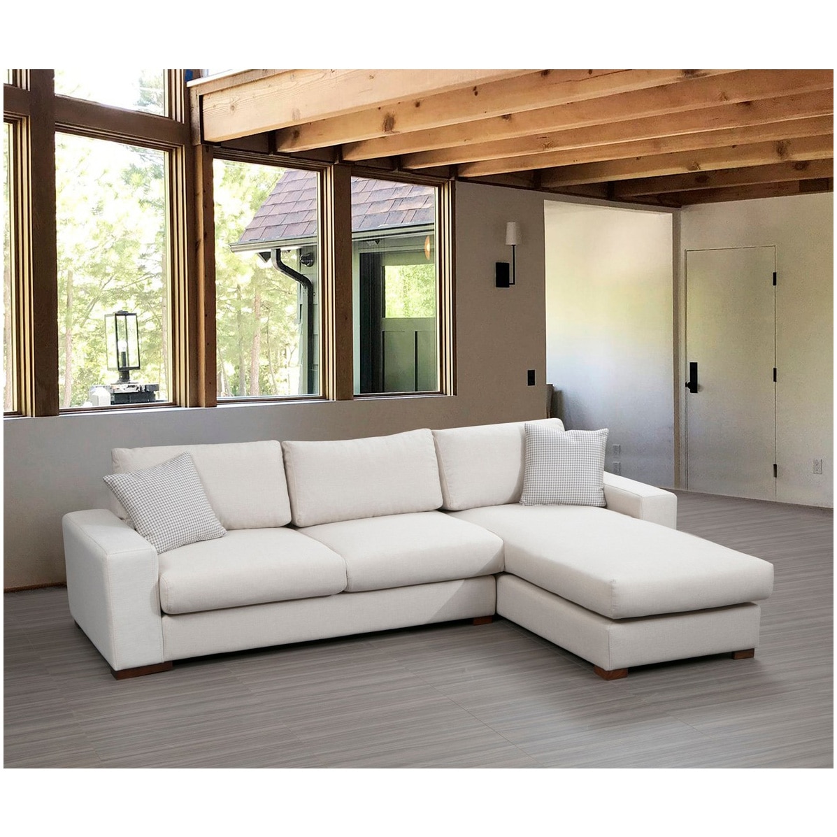 Coltar modular Atelier Del Sofa Loop, 270x194x85cm, Bej - eMAG.ro