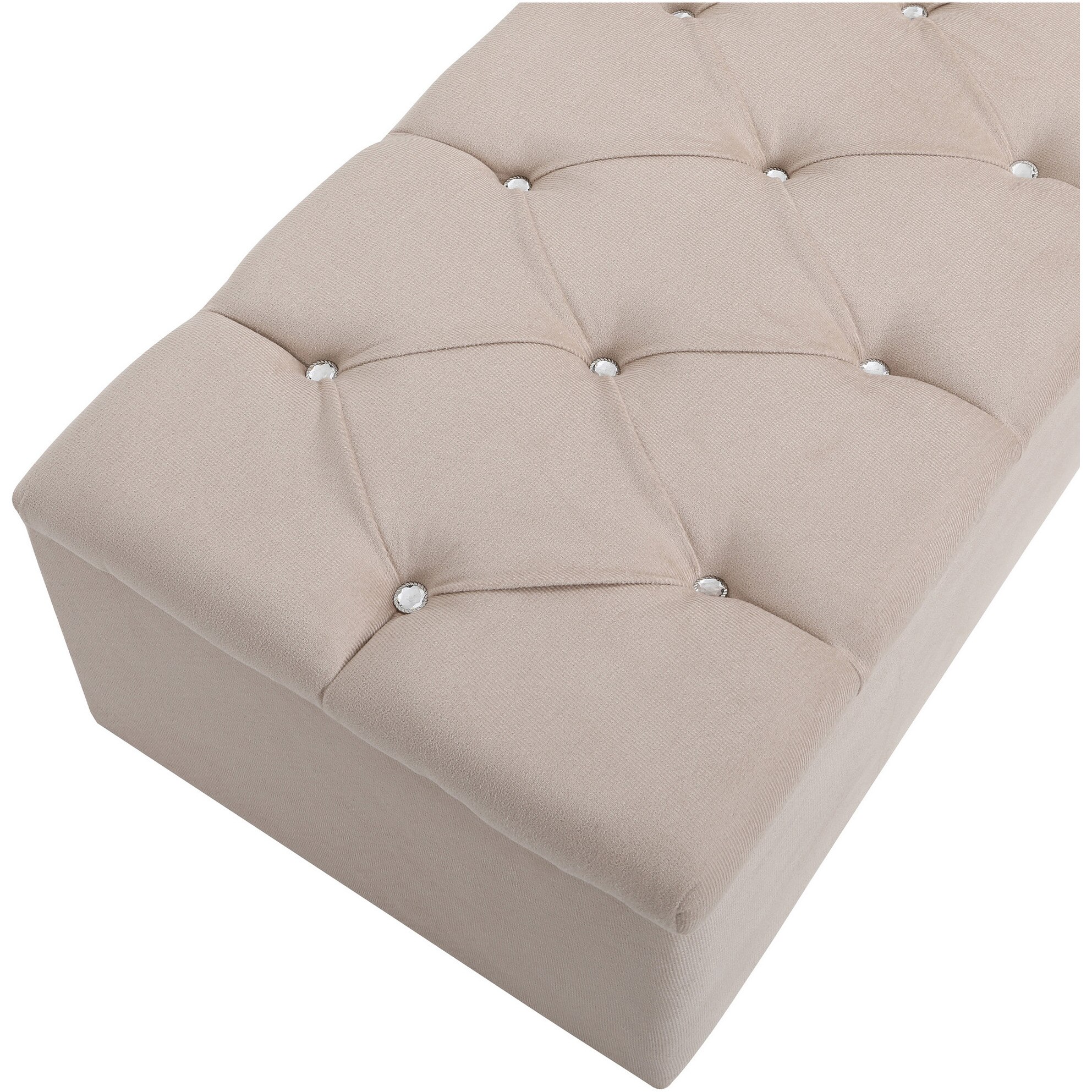 Taburet Atelier Del Sofa Fiona, 90x40x52cm, Cream - eMAG.ro
