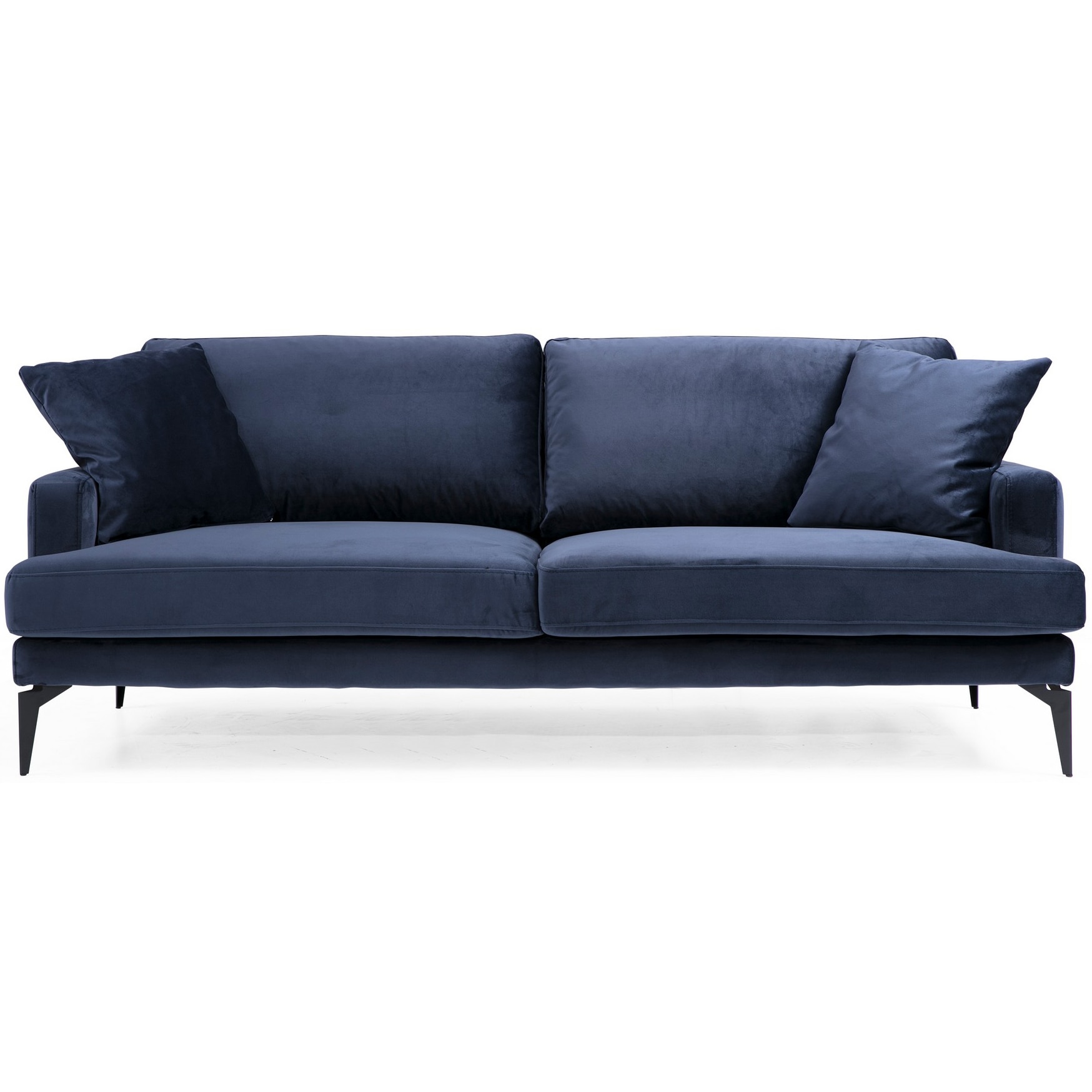 Canapea fixa cu 3 locuri Atelier Del Sofa Jade, 205x88x90cm, Albastru ...
