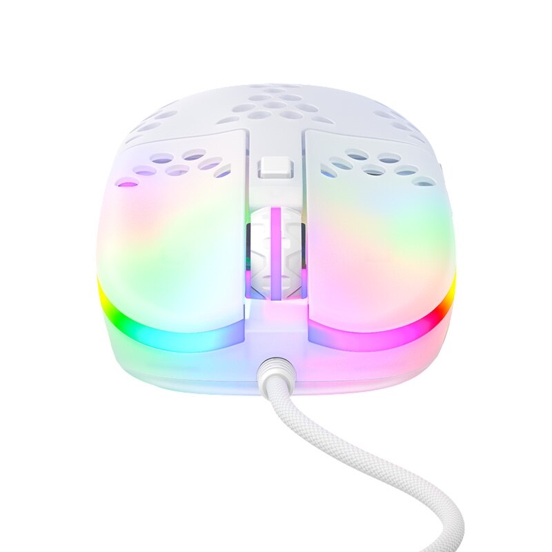 Mouse gaming MZ1, Xtrfy, RGB, Alb translucid - eMAG.ro