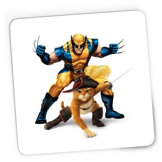 Gaming Egérpad Shrek Puss in the Boots Wolverine Animals Speak ...