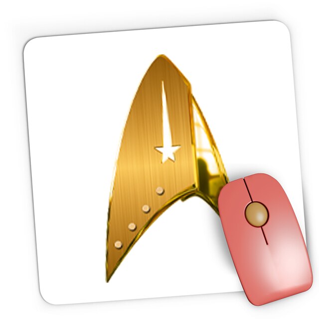 Mousepad Gaming Star Trek Badge Solar Eclipse Crew Universe, 21x19 cm ...