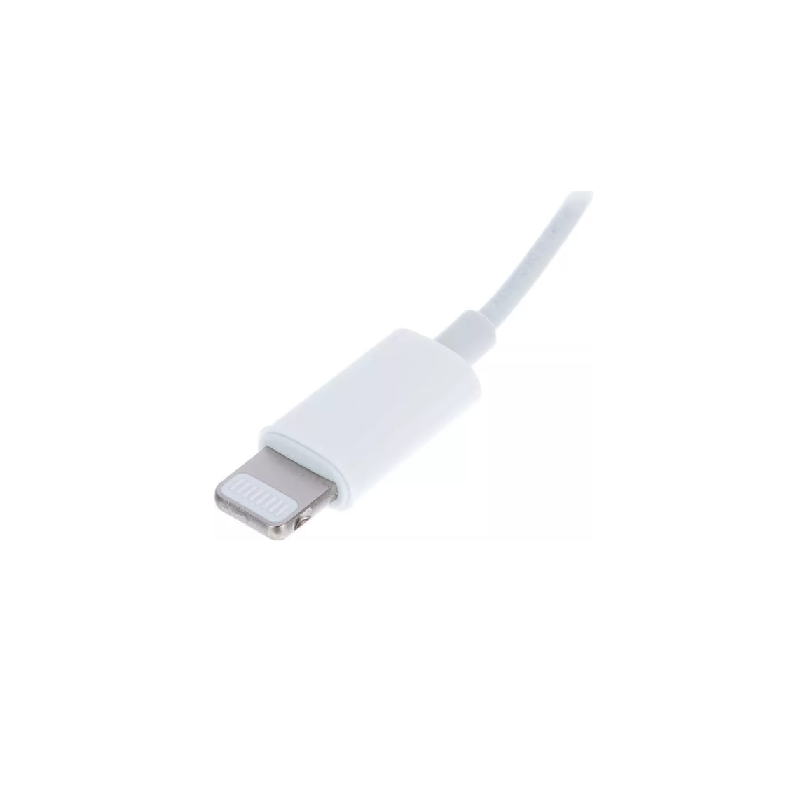 Adaptor casti, ETK, pentru Iphone tip Lightning Jack 3.5 mama, alb ...