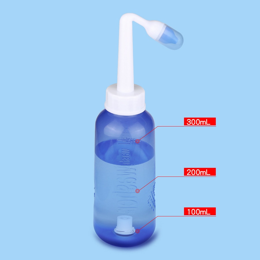 Irigator Nazal, cu capac de praf, 300ml, Curatare Sinusuri, Decongestie ...