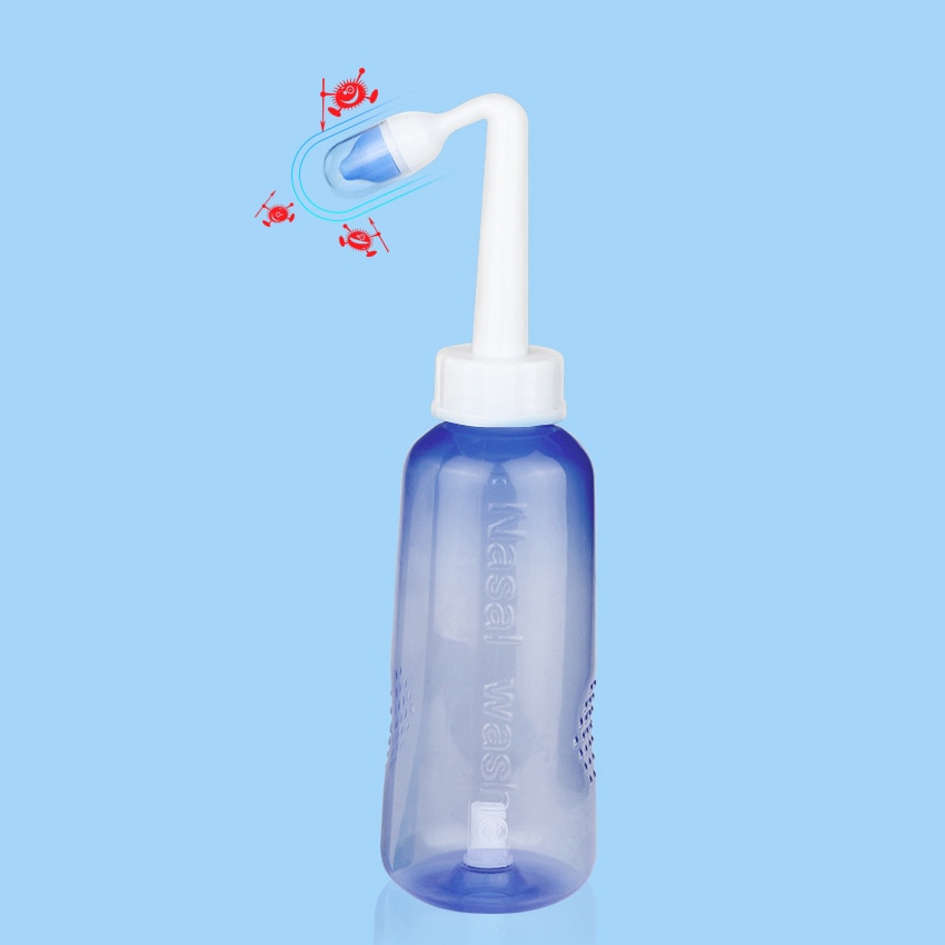 Irigator Nazal, cu capac de praf, 300ml, Curatare Sinusuri, Decongestie ...