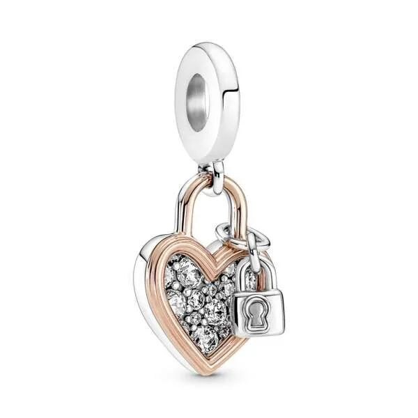 Talisman din Argint 925 Charm compatibil Pandora - Inima prizoniera ...