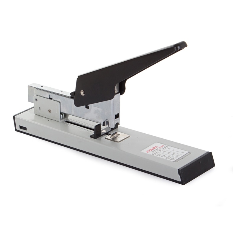 Capsator de birou, solid, metalic, 100 coli, Gonga® Gri - eMAG.ro