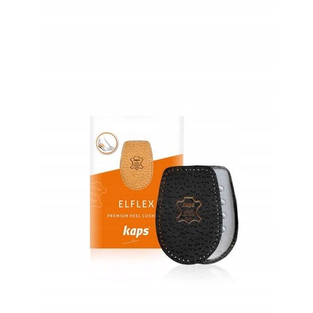 Комплект 2 ортопедични стелки Kaps естествена кожа 35-37 черни - eMAG.bg